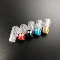 China Octagon Style Plastic Medicine Container With Metal Spout For Male Enhancementl Pills for sale