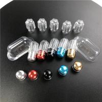 China Octagon Style Plastic Medicine Container With Metal Spout For Male Enhancementl Pills for sale