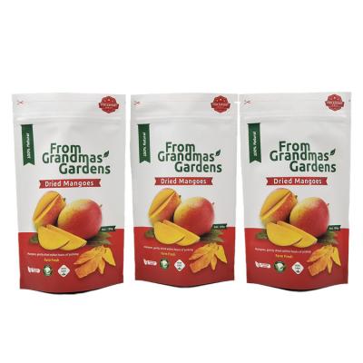 China Custom Printed Biodegradable Food Grade Mylar Bags 3.5g Smell Proof Kraft Paper Bags for Dried Fruit for sale