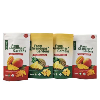 China Customized Logo Kraft Paper Stand Up Pouch Food Grade Biodegradable Smell Proof Bags with Logo for sale