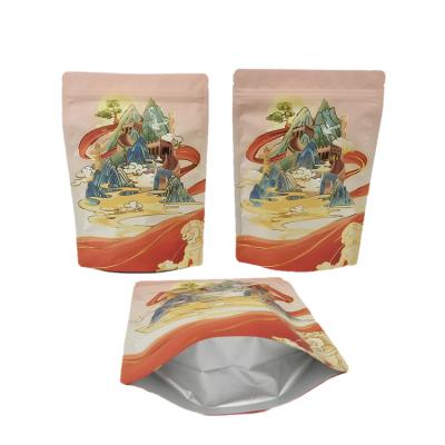 China Custom Stand Up Pouch With Zipper For Food Aluminum Foil Soft Touch Mylar Bag for Dry Fruit Snack Candy for sale