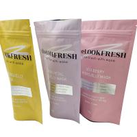 China 500g Customized Stand Up Pouch Zipper Plastic Package Bag For Socks for sale