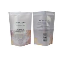China Spa Bath Soak Scrub Salt Package Bag Stand Up Zipper Plastic Bag Soap Sea Salt Bath Product Packaging Bags for sale