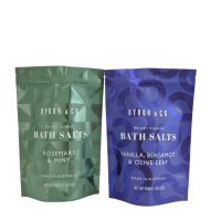 China Customized Packaging Stand Up Bag Mylar Zipper Bag Aluminum Foil Pouch For Scrub Bath Salt Packing for sale