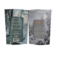China Matte Oem Custom Printed Bath Salts Packaging Zip Lock Bath Salt Body Scrub Standing Pouch Packaging Bags Stand Up Bags for sale