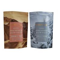 China Matte Oem Custom Printed Bath Salts Packaging Zip Lock Bath Salt Body Scrub Standing Pouch Packaging Bags Stand Up Bags for sale
