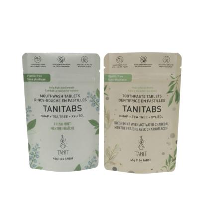 China Pouches For Food Packing Biodedgradable Stand Up Plastic Zipper Aluminium Foil Packaging Custom Matte Bags Biodegradable for sale