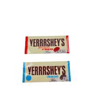 China Custom Printed Food Grade Back Side Sealed Sachet Snack Energy Bar Wrapper Packaging Mushroom Chocolate Bag for sale
