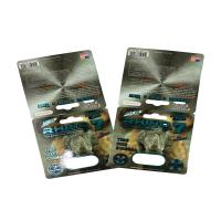 China Gummy Bear Packaging Male Sex Enhancement Pills Blister Paper Card Packaging for sale