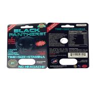 China USA Market Sex Pills Paper Blister Card Pakcgaing For Rhino 69 / Tiger/ Black Mamba Pills for sale