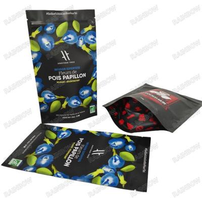 China Digital Printing Custom Logo Bags Moisture Proof Resealable Food Grade Mylar Bags Stand Up Bags for sale