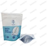China Logo Custom Printing Reusable Bags For Body Scrub Water Proof Sample Stand Up Pouch With Zip Lock for sale