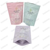 China High Quality Custom Logo Bags Moisture Proof Resealable Food Grade Bath Salt Packaging Stand Up Plastic Bags for sale