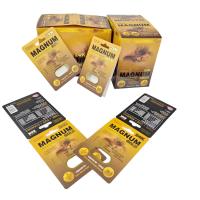 China Custom Printing Hot Sale Enhancement Rhino Pills Packaging For Men Stock Display Paper Box Paper Cards for sale