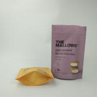 China Custom printed biodegradable kraft paper bags food grade stand up zip lock packaging pouch for sale