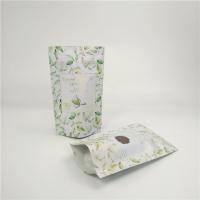 China Kraft Paper Bag Tea Bags Packaging For Resealable Stand Up Pouches for sale