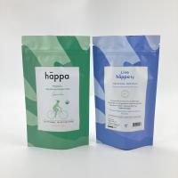 China Custom Biodegradable Kraft Paper Bags Pet Treats Food Edible Packaging Bags With Window and Ziplock Food Grade for sale