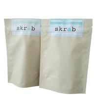China Stand Up Silver Foil Sachets with Doy Pack Design for Coffee Body Scrub Packaging for sale