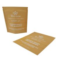 China Wholesale Eco Friendly Biodegradable Kraft Paper Resealable Mylar Bags Digital Print PLA Smell Proof Bags with Logo for sale