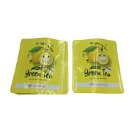 China Heat Seal Small Size Three Side Seal Pouches Flat Sample Packets For Face Mask for sale