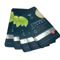 China Flat Mylar Pouches Coconut Jerky Packaging Bags With Clear Window for sale
