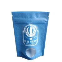 China Smell Proof Bag Spot UV Glossy Window 3.5g CBD Flower Packaging Bags With Zipper for sale