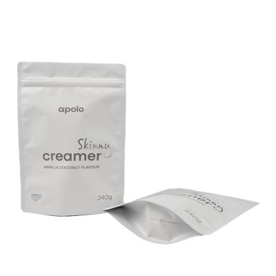 China Custom Design Child Proof Plastic Stand Up Pouch for Coffee Bean Aluminum Foil Resealable Mylar Bags for sale