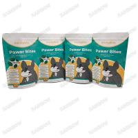 China Custom Printing Stand Up Bags for Your Pet Snack Reusable Zipper Bags for sale