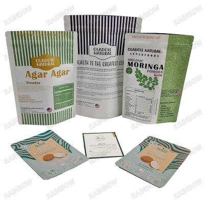 China Pet Food Packaging Bag Durable Recycable White Kraft Paper Bags for sale