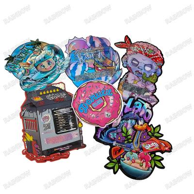 China Customized Die Cut Bags with Child Proof Zipper and Long Lasting Durability for Printing Design for sale