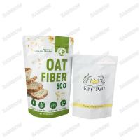 China Biodegradable Pouches Custom Kraft Paper Stand Up Pouch Resealable Ziplock Protein Powder Bags for sale