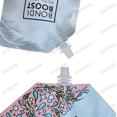 China Stand Up Spout Pouch Packaging FDA Approved 500ml Organic Fermented Honey Drinks for sale
