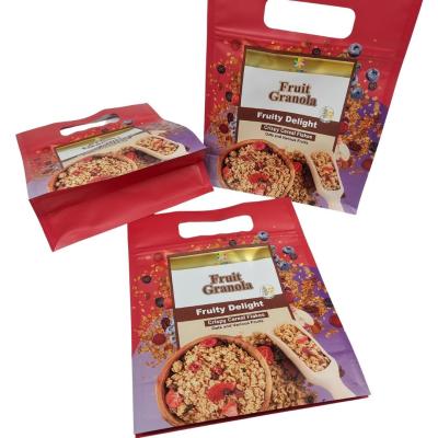 China Food Preservation Packaging Bottom Gusseted Pouches with 9 Colors for sale