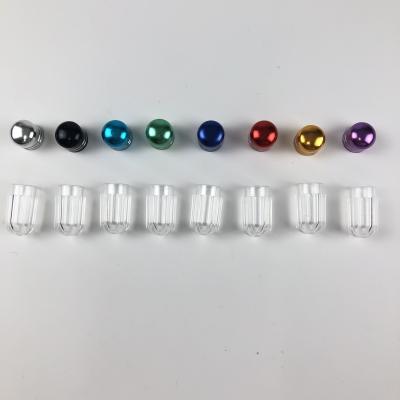 China Transparent Clear Plastic Prescription Pill Bottle Capsules Tablets Packing With Cap for sale