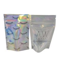 China Custom Holographic Aluminum Foil Resealable Mylar Bags Digital Print Smell Proof Bags for Jewelry for sale
