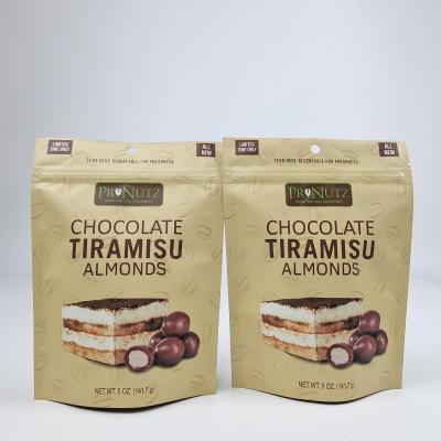 China Customized Matt Surface Digital Printing Plastic Zip Lock Resealable Plastic Food Seal Packaging Bag for sale