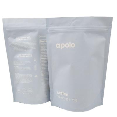 China Customize Biodegradable Kraft Paper Bag with Zipper Digital Print Gummie Candy Packaging for sale