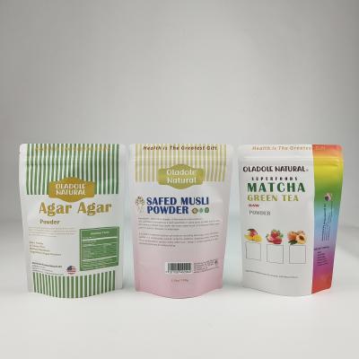 China Smooth Top Quality Custom Logo Printed Environmental Friendly Food Snack Mylar Sachet Packaging Bag for sale