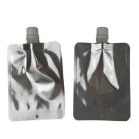 China Custom Reusable Stand Up Plastic Spout Pouch for Liquid Juice Digital Print Stand Up Aluminum Foil Spout Pouch for sale