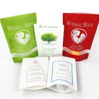 China Environmentally friendly biodegradable kraft paper bag zip lock bag food packaging paper bag with window for sale