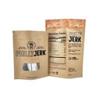 China Custom Logo  Biodegradable White Kraft Paper Bags for Cookie Cake Nuts Edibles Mango Powder Pet Food Smell Proof for sale