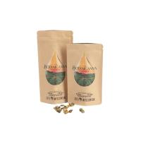China Wholesale Price White Kraft Paper Bags for Mango Powder Nuts Pet Food Biodegradable Zipper Smell Proof Paper Packaging B for sale