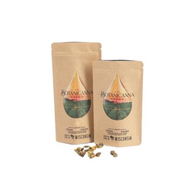 China Wholesale Price White Kraft Paper Bags for Mango Powder Nuts Pet Food Biodegradable Zipper Smell Proof Paper Packaging B for sale