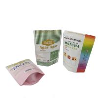 China Custom Food Grade PLA Brown Kraft Paper Bags Mangoes Powder Food Pet Treats Edible Packaging Bags Mylar With Zipper for sale