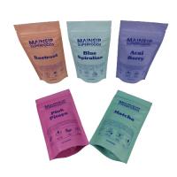 China Custom Smell Proof Cookie Packaging Bags Resealable Zip Lock Plastic Pouches With Aluminum Foil for sale
