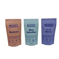 China Digital Printed Hot Cocoa Powder Packaging Bag Coffee Powder Plastic Pouches With Resealable Zip Lock for sale