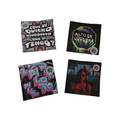 China Smell Proof Resealable Sample Sachets With Clear Window Powder Packaging Plastic Bag for sale