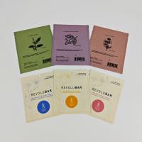China Colors Printing Biodegradable Paper Sachets For Skincare Plastic PLA Compostable Paper Bags for sale