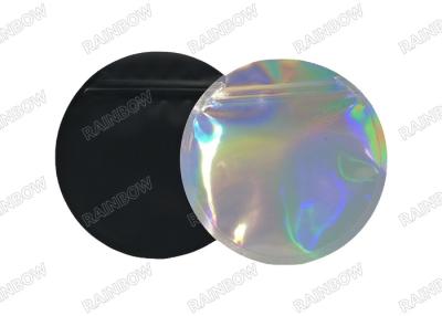 China Custom Shape Mylar Food Pouches See Through Die Cut Stand Up Pouch for sale