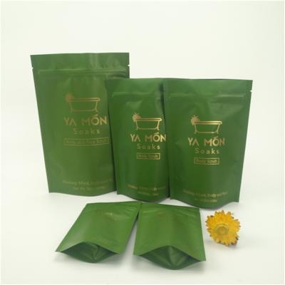 China Resealable Aluminum Foil Mylar Bag Moisture Proof Laminated Bath Salt Packaging Pouch for sale